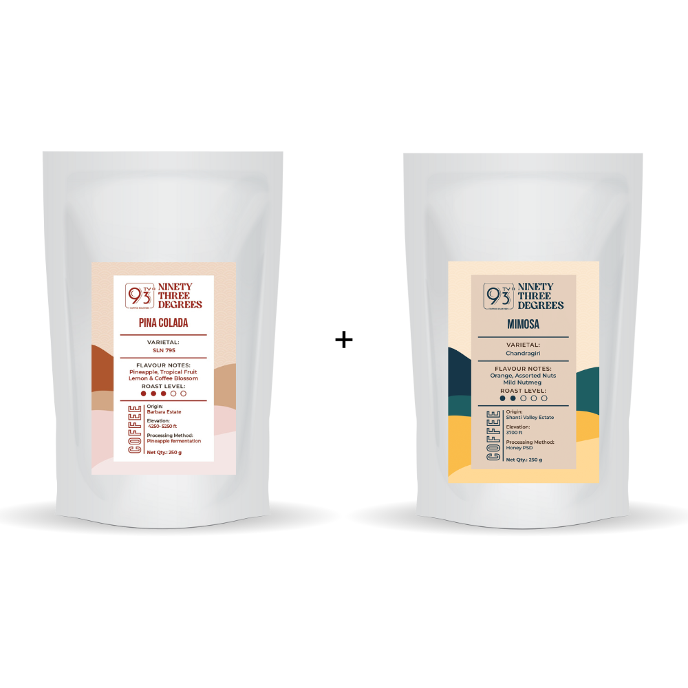 Piña Colada Coffee Beans & Mimosa Coffee Beans – 93 Degrees Coffee Roasters
