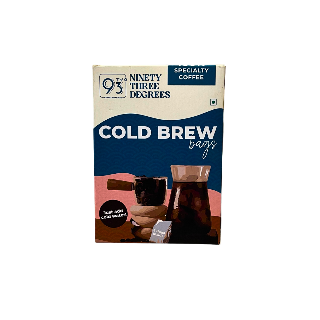 93 Cold Brew Box (5 Bags in 1 Box) – 93 Degrees Coffee Roasters